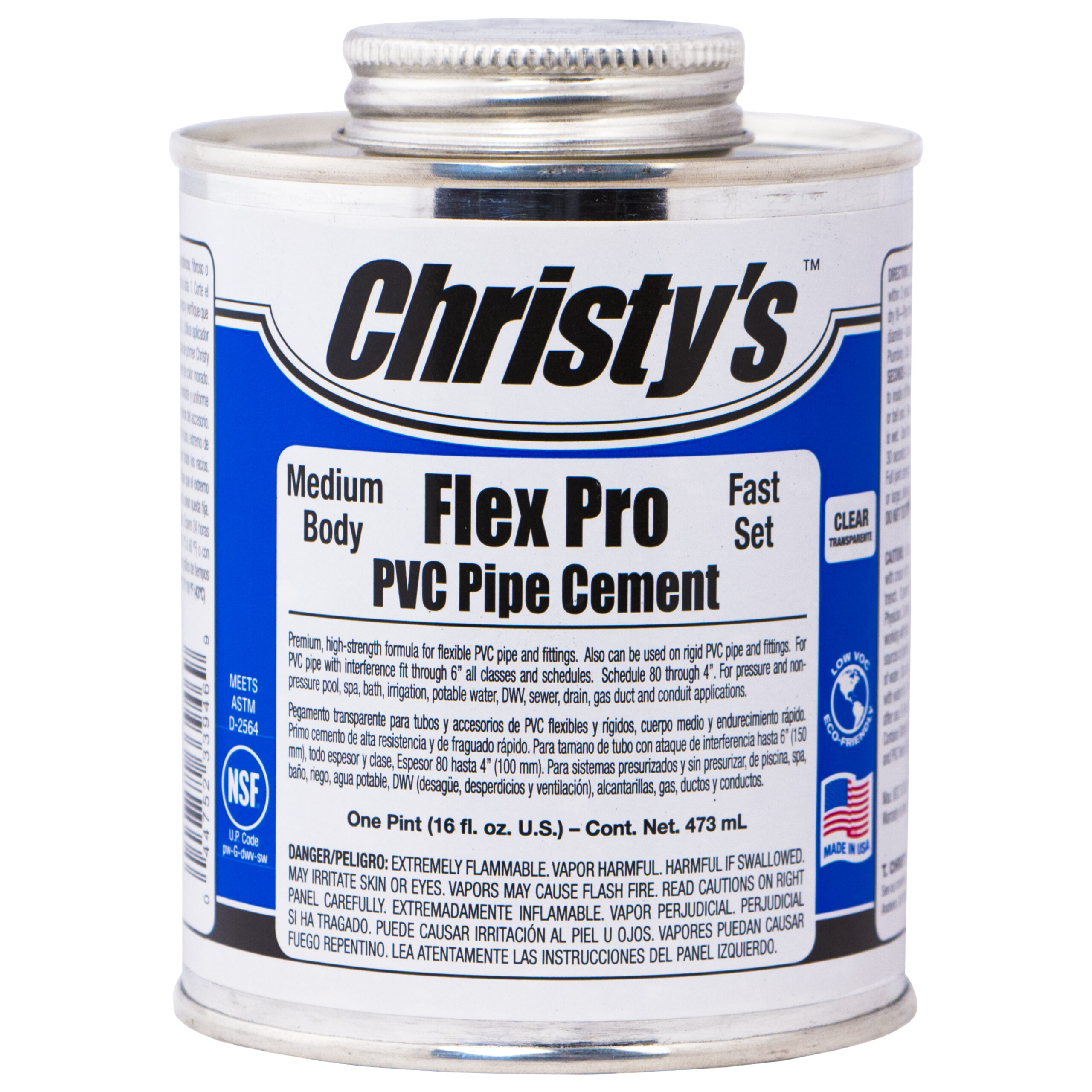 Flex Pro PVC Pipe Cement - Christy's