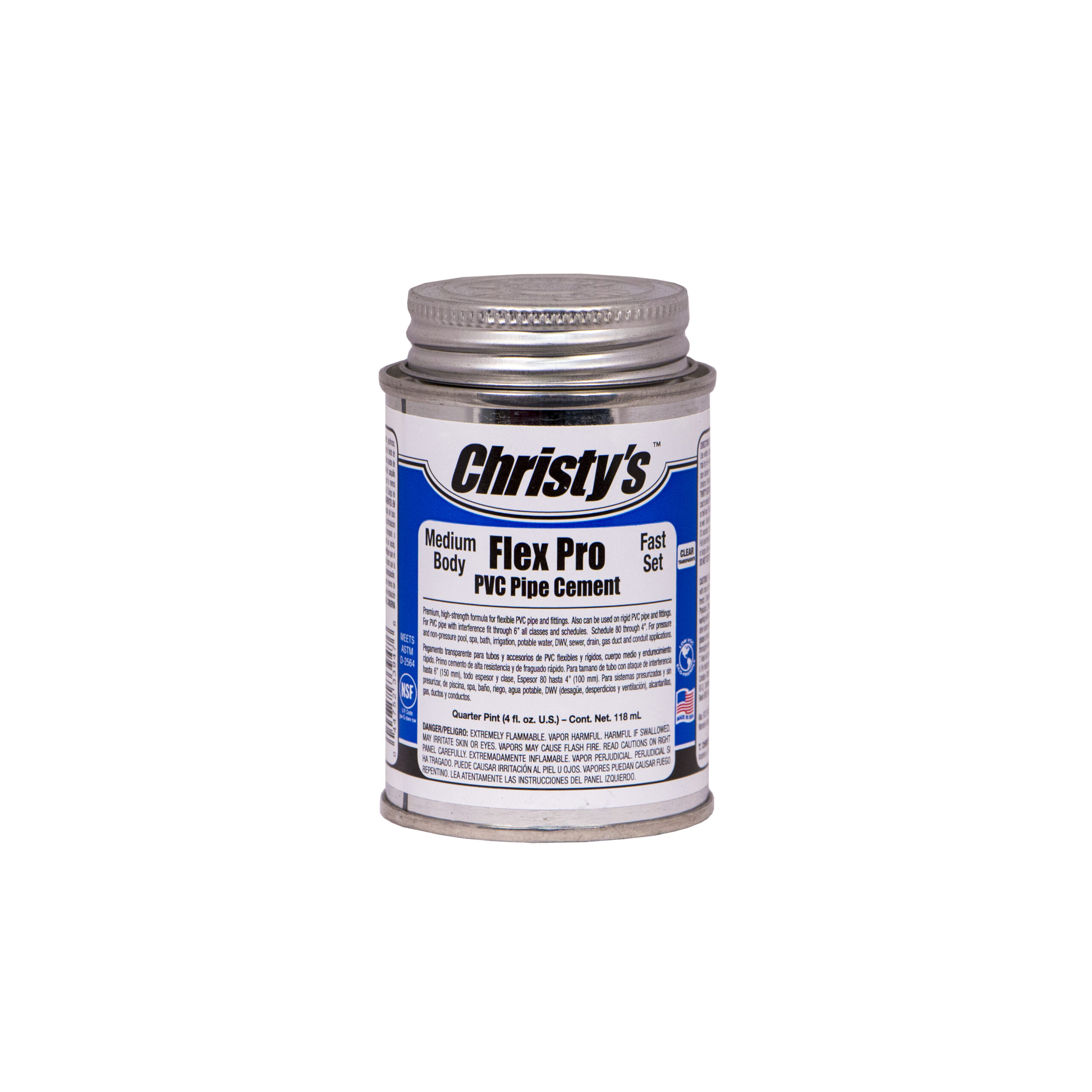 Flex Pro PVC Pipe Cement - Christy's