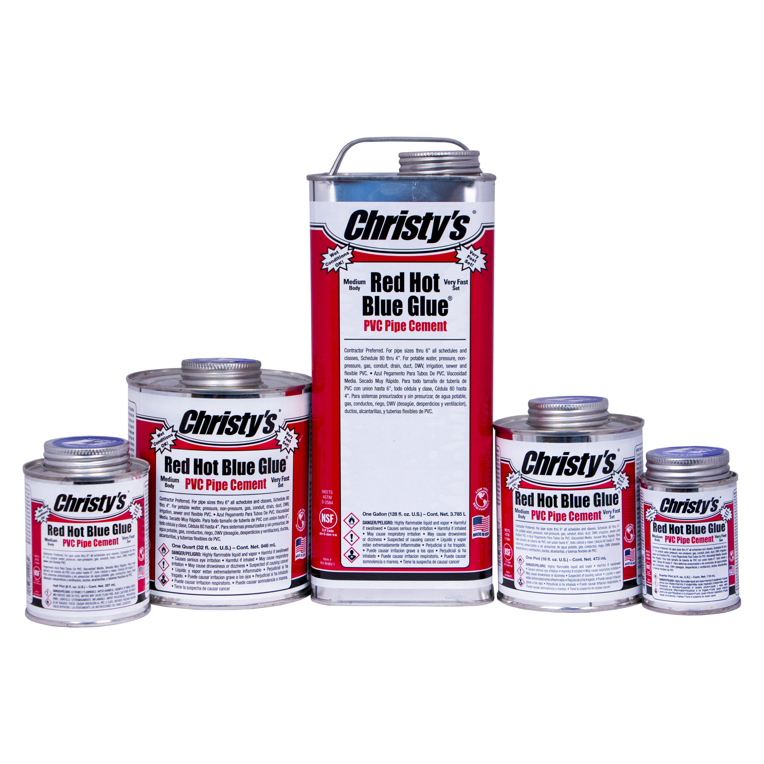 Red Hot Blue Glue - Low VOC - Christy's