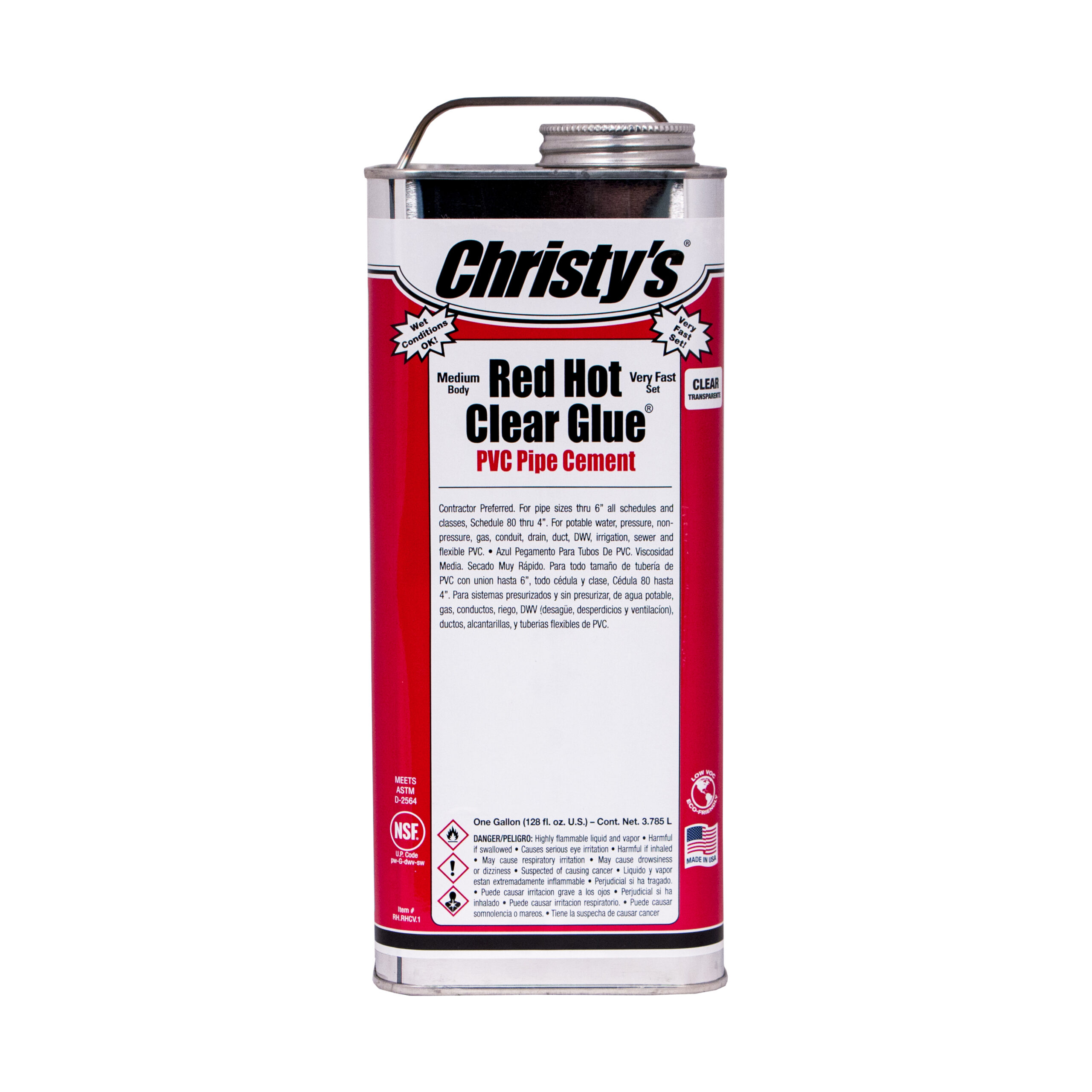 Red Hot Clear Glue - Low VOC - Christy's