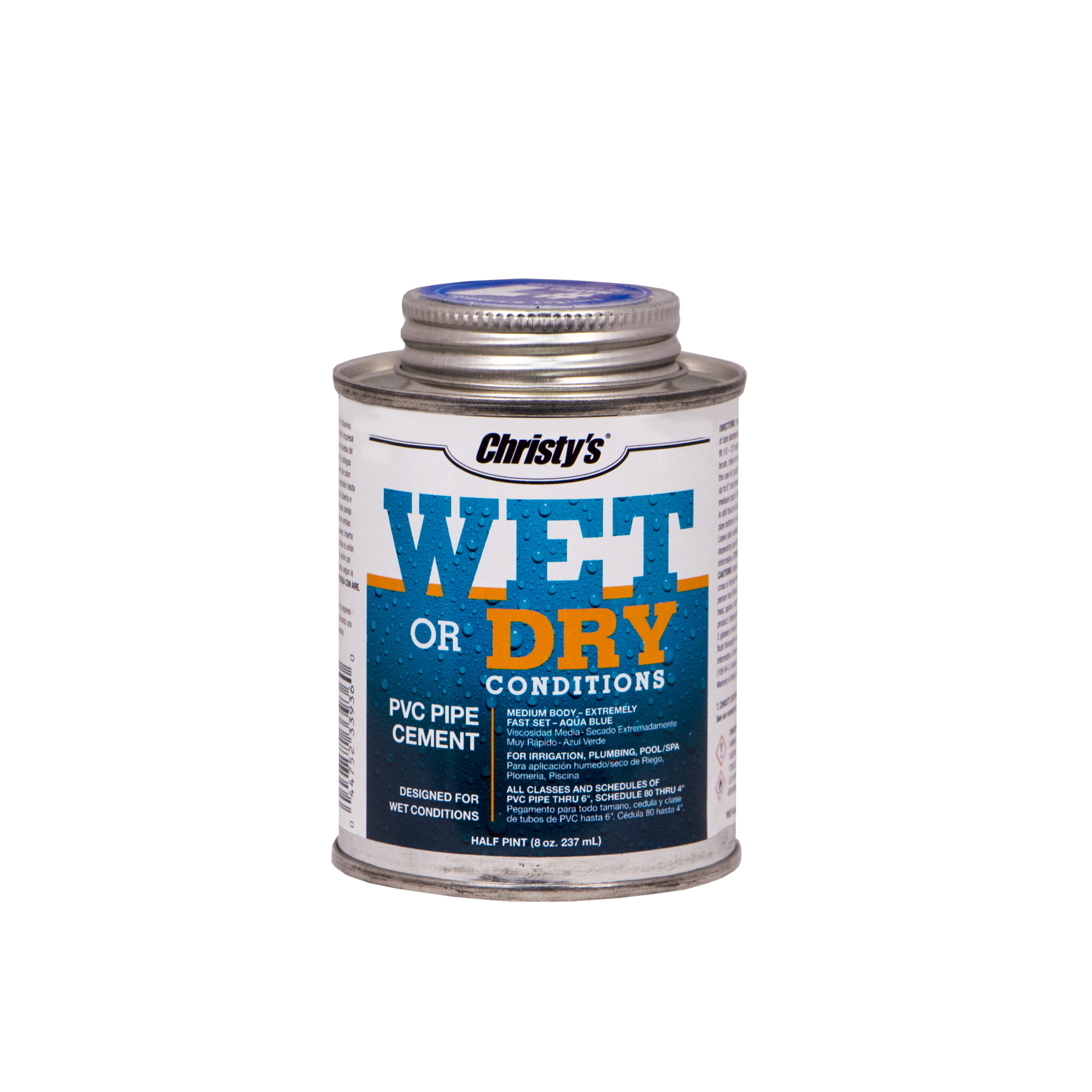 Wet or Dry Conditions PVC Cement - Christy's