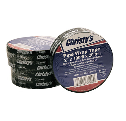 Pipe Wrap 2" Wide x 100'; 20 mil Thick - Christy's