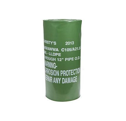 20 in X 340 ft Green Polywrap 20 ft Perforation — up to 8" pipe - Christy's